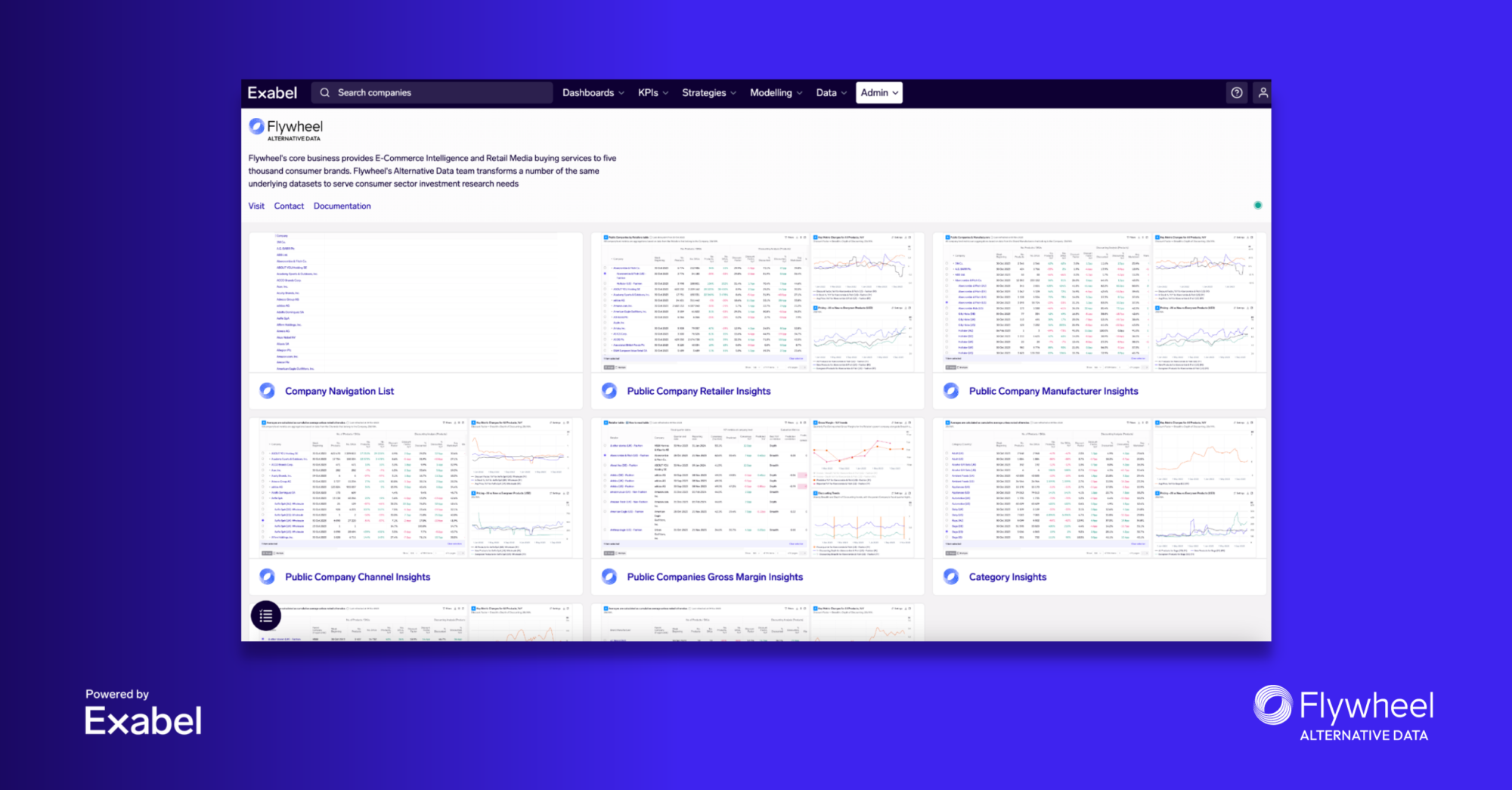 Exabel | Next-gen Alternative Data Platform